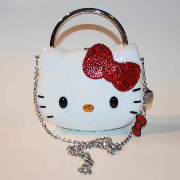 Judith Leiber | Bags | Judith Leiber X Hello Kitty Sanrio Red Bow Top ...